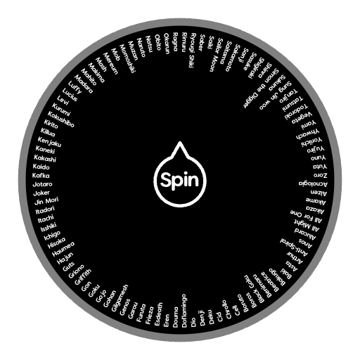 Anime Tournament 2 | Spin The Wheel - Random Picker