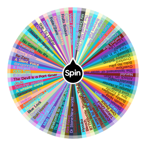 Anime U need to watch :) | Spin the Wheel - Random Picker