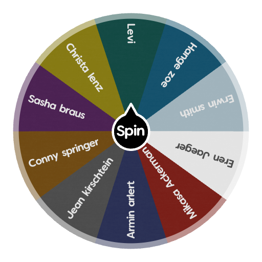 Aot first game playable characters | Spin the Wheel - Random Picker