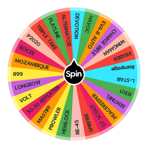 APEX LEGENDS WEAPON RANDOMIZER | Spin the Wheel - Random Picker