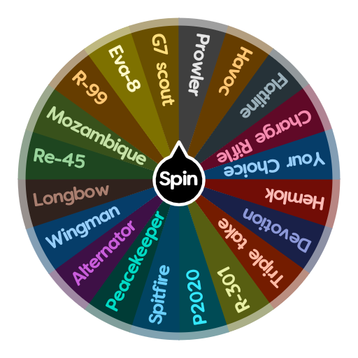 Apex weapon picker | Spin The Wheel App