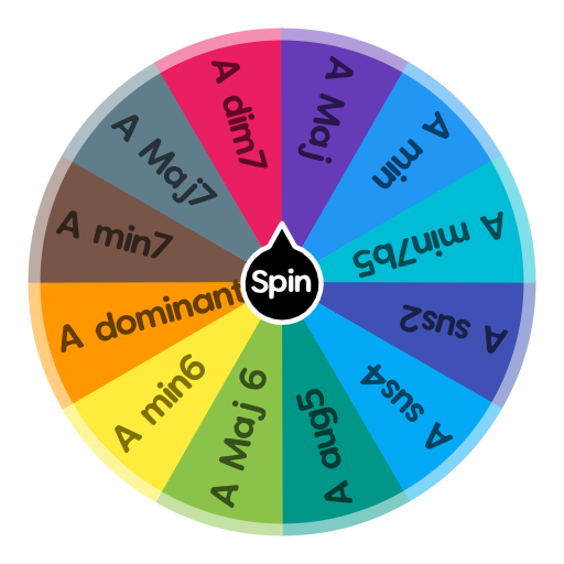 Arpeggios Spin The Wheel Random Picker