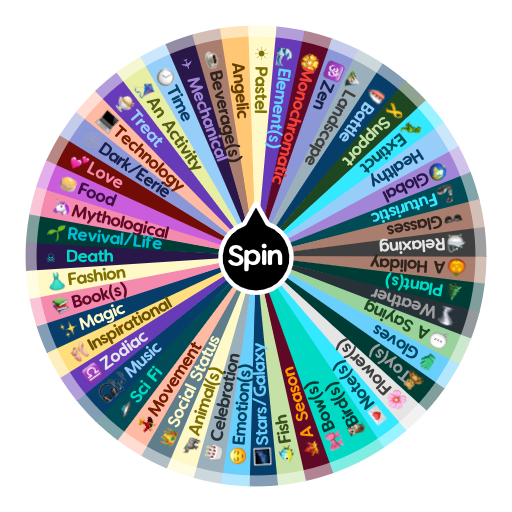 Art *Update 1.0* - Create a drawing that contains... | Spin the Wheel ...