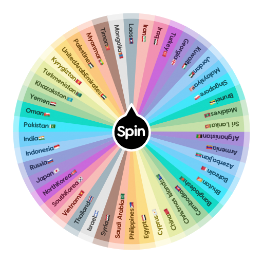 Asia | Spin the Wheel - Random Picker