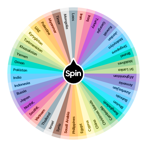 ASIA SPIN | Spin the Wheel - Random Picker