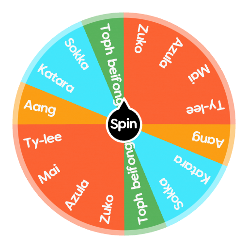 Atla character | Spin the Wheel - Random Picker