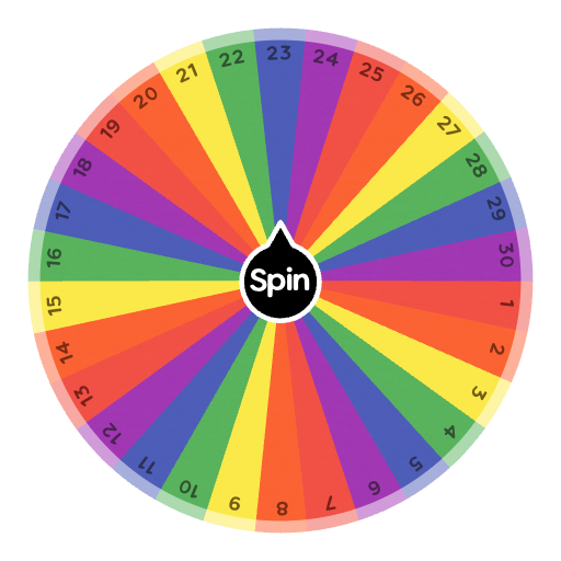 Attack power wheel (1-30) | Spin the Wheel - Random Picker