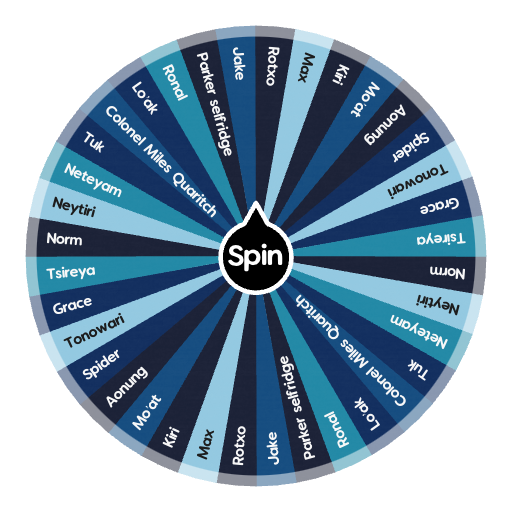 Avatar main characters | Spin the Wheel - Random Picker