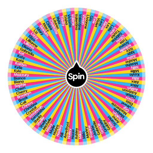 Baby Name Wheel (Girls) | Spin the Wheel - Random Picker