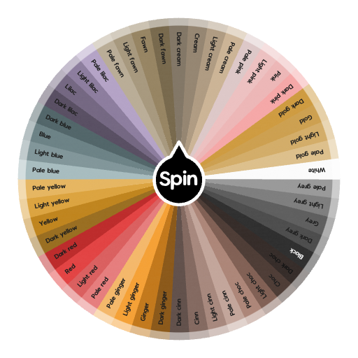 Base fur colour | Spin the Wheel - Random Picker