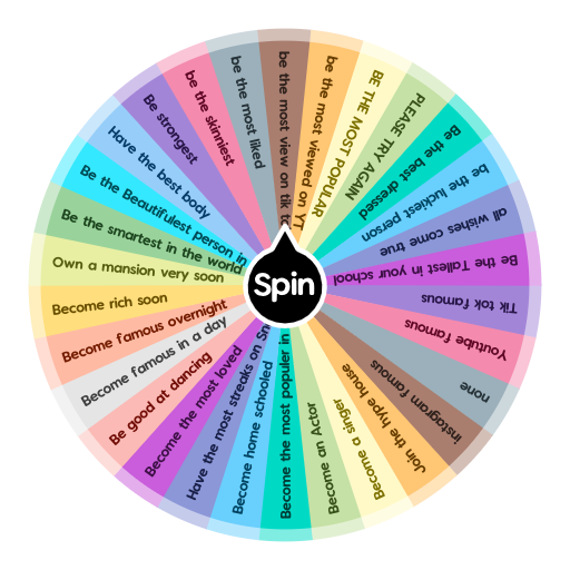 Become.... | Spin The Wheel - Random Picker