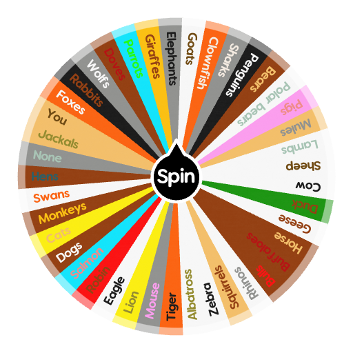 Best animal raffle | Spin the Wheel - Random Picker