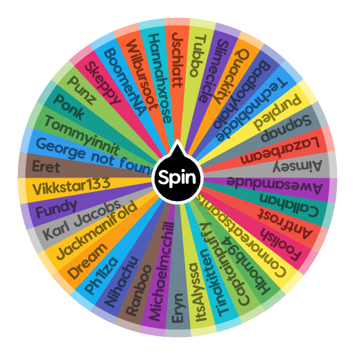 Best dsmp member | Spin the Wheel - Random Picker