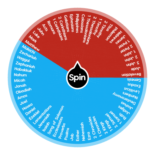 Bible📖🙏🏽 | Spin the Wheel - Random Picker
