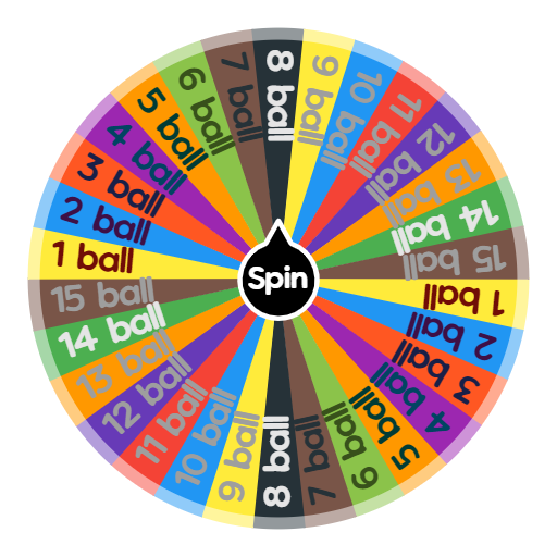 Billiards balls | Spin the Wheel - Random Picker