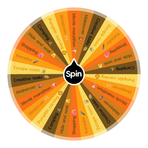 Birthday party plans (autumn) 🍂 | Spin the Wheel - Random Picker