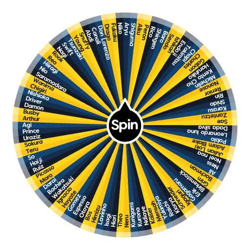 Blue lock 77892 | Spin the Wheel - Random Picker