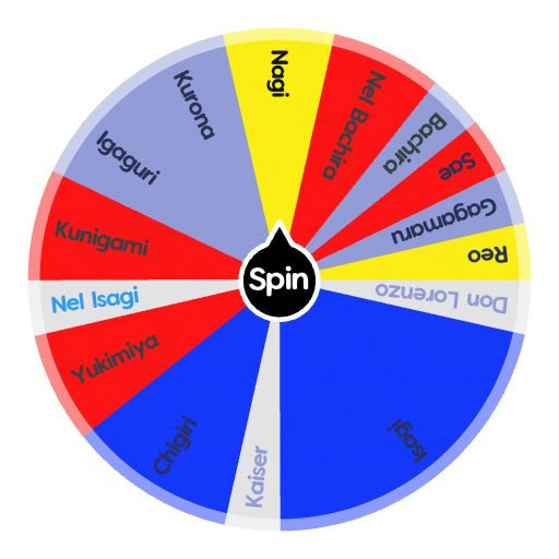 Blue Lock Rival Spin (blom selesai 🤭😹) | Spin the Wheel - Random Picker