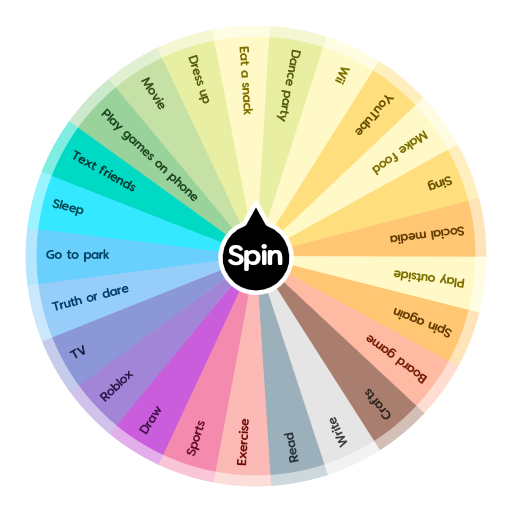 Bored??? | Spin the Wheel - Random Picker