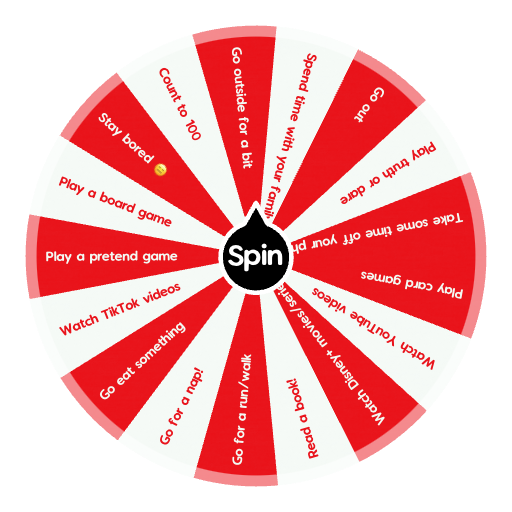 Bored? HERE TRY THESE | Spin the Wheel - Random Picker