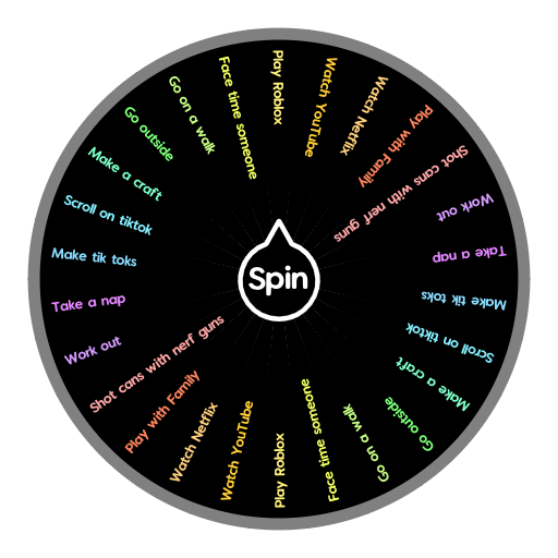 Bored In Quarantineёяшт Same Spin The Wheel Random Picker