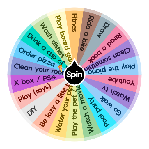 Bored list ( what i do ) | Spin The Wheel App