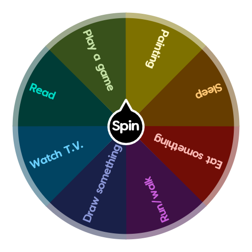 Boredom Wheel. | Spin the Wheel - Random Picker