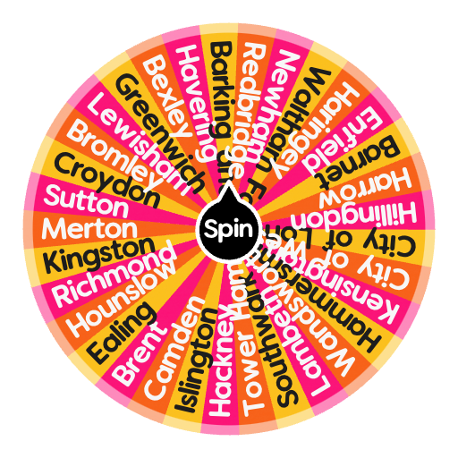 BOROUGHS OF LONDON | Spin The Wheel - Random Picker