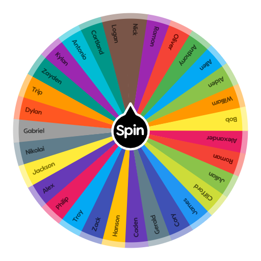 Wheel Of Boys Names Spin The Wheel Random Picker Wheel Of Boys Names Spin The Wheel Random Picker