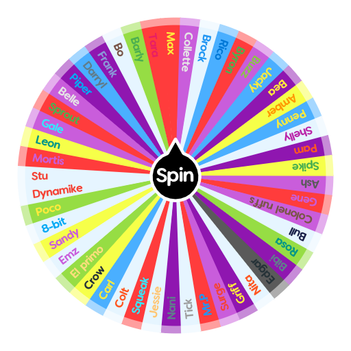 Brawl stars Brawlers | Spin The Wheel - Random Picker