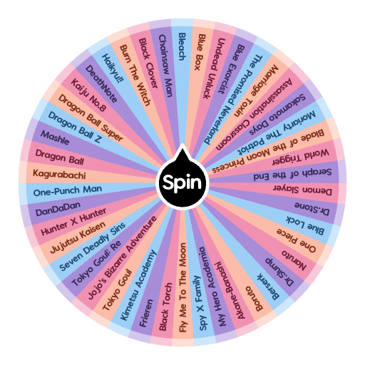 Buy-The-Manga! | Spin The Wheel - Random Picker