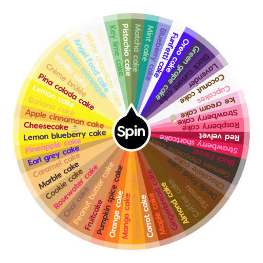 Cake flavours 🎂 | Spin the Wheel - Random Picker