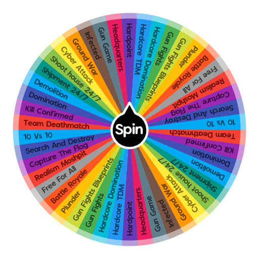 Call of Duty Modern Warfare Modes Wheel! | Spin the Wheel - Random Picker