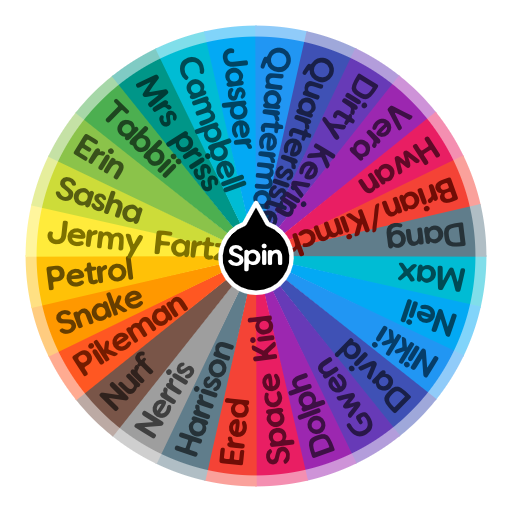Camp Camp Character picker (for ships, scenarios etc) | Spin the Wheel ...