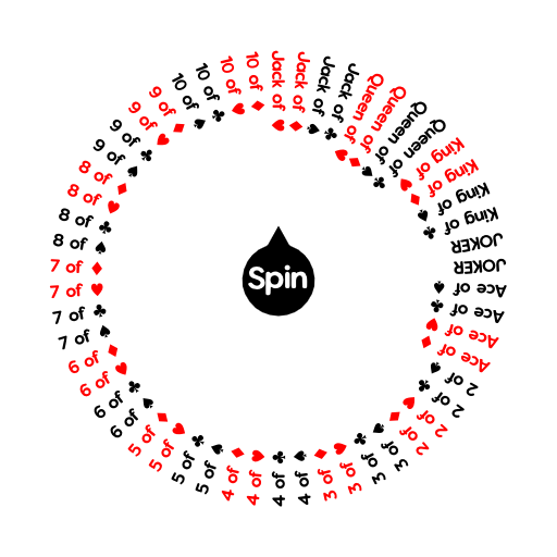 Cards | Spin The Wheel App