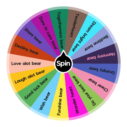 Care bear | Spin the Wheel - Random Picker