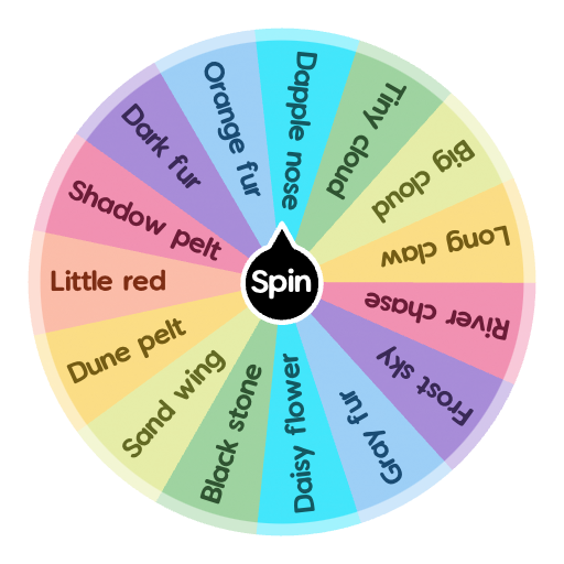 Cat ideas!(Warriors) | Spin the Wheel - Random Picker