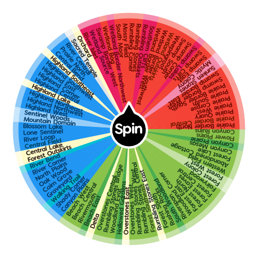 Cattails Map Region Wheel | Spin The Wheel App