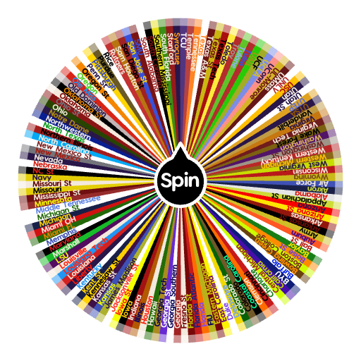 CFB 26 Teams | Spin the Wheel - Random Picker