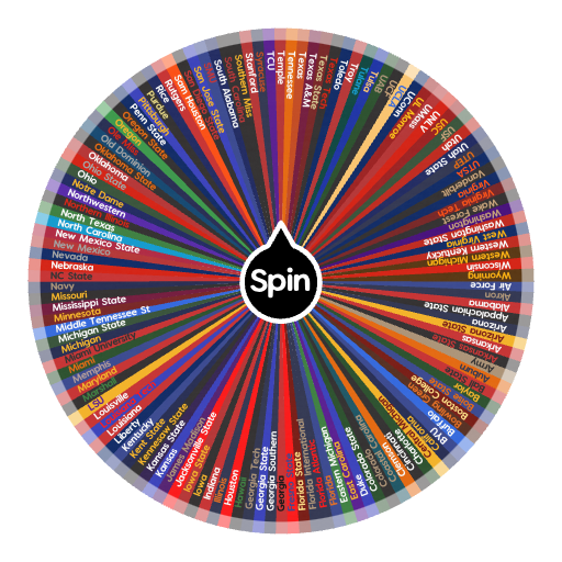 CFB25 Teams | Spin the Wheel - Random Picker