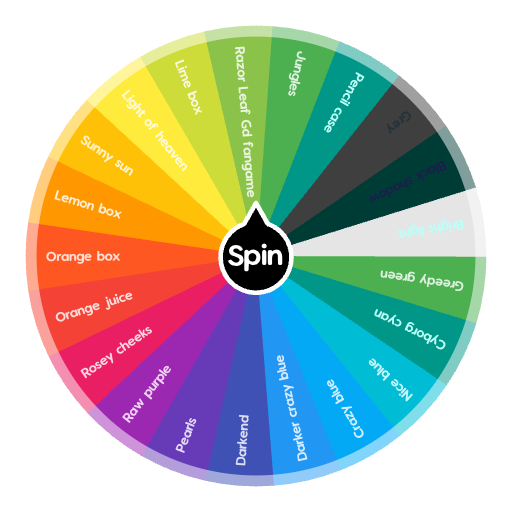 Character colour/coat | Spin the Wheel - Random Picker
