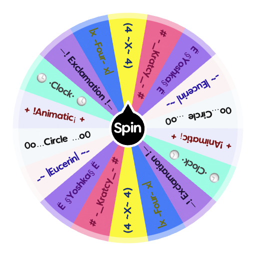 Character picker! (OSC) | Spin the Wheel - Random Picker