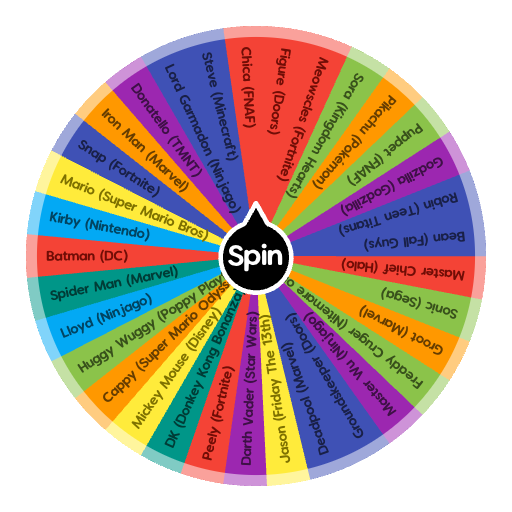 Characters | Spin The Wheel - Random Picker
