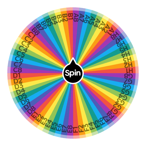 Chess Board Coordinates Spin The Wheel Random Picker 1245