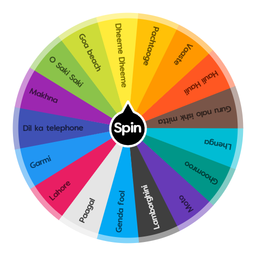 Choose song to dance | Spin the Wheel - Random Picker
