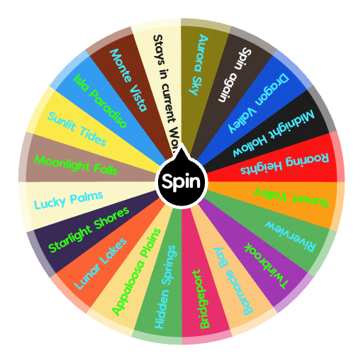 Choose the World (Sims 3) | Spin the Wheel - Random Picker