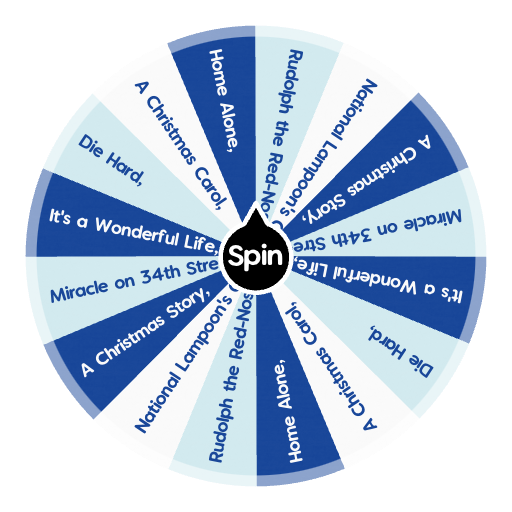 Christmas movies to watch | Spin the Wheel - Random Picker