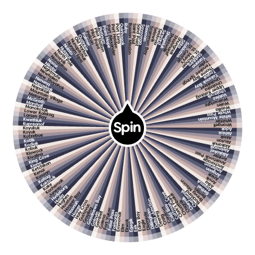 Cities in Alaska | Spin the Wheel - Random Picker