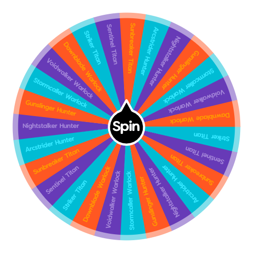 Class + Subclass Picker for Destiny 2 | Spin the Wheel - Random Picker