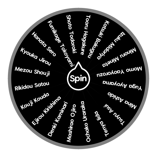 Class 1A MHA / BNHA | Spin the Wheel - Random Picker